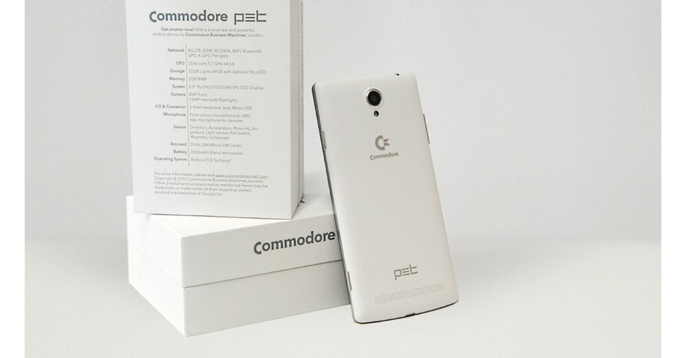 Commodore PET - Android-Smartphone mit C64- und Amiga-Emulator