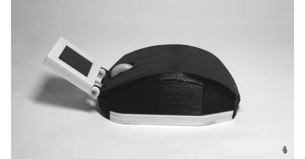 Der Maus-Computer - Maus mit integrierter CPU, Tastatur und Monitor