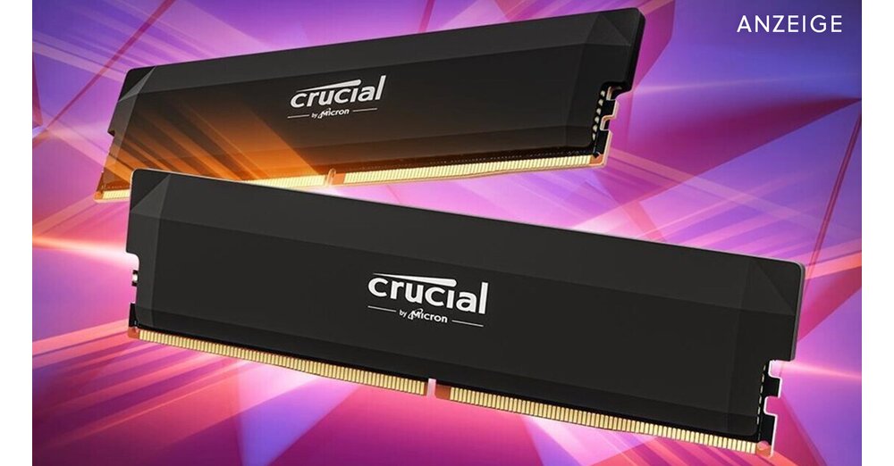 Endlich wieder ein RAM-Deal: 32 GB Crucial Pro DDR5-6000 stark ...