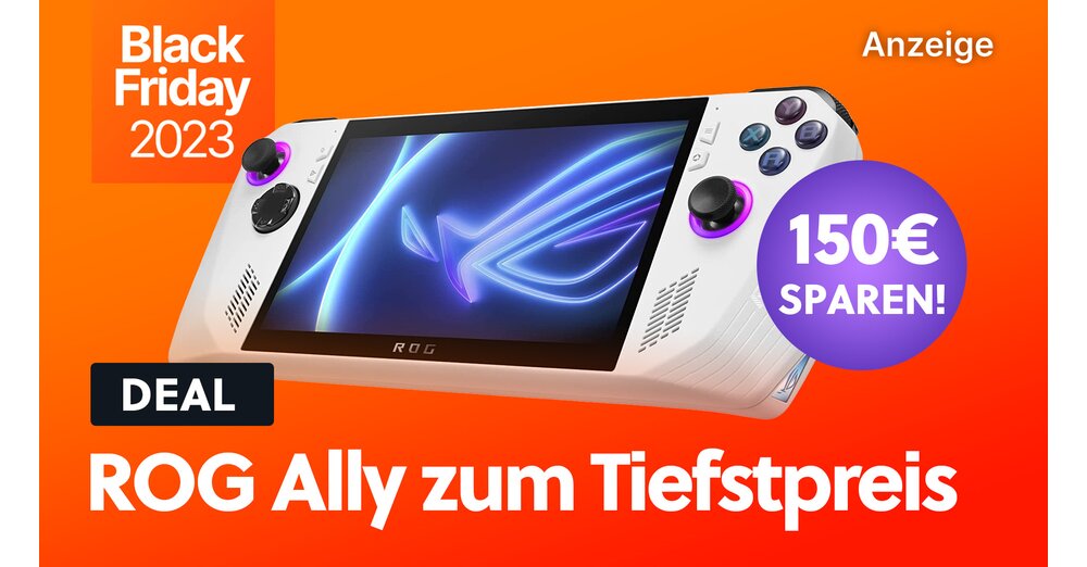 Günstiger gabs das ASUS ROG Ally noch nie! Black-Friday-Angebot auf den ...