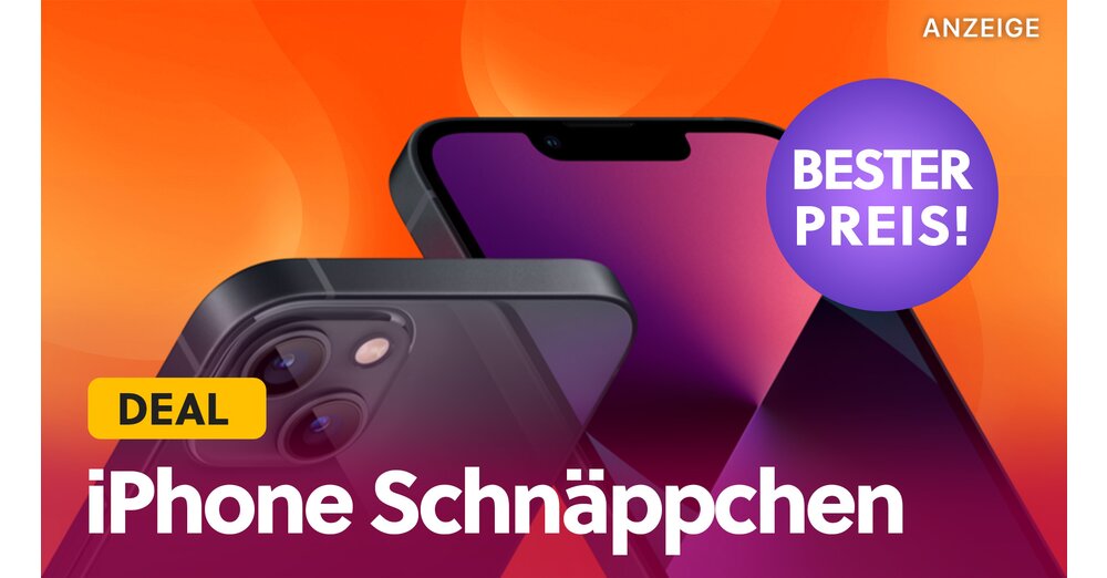 Apple im Angebot: Bestpreis für's iPhone 13 - Im Abverkauf bekommt ihr es jetzt sogar günstiger ...