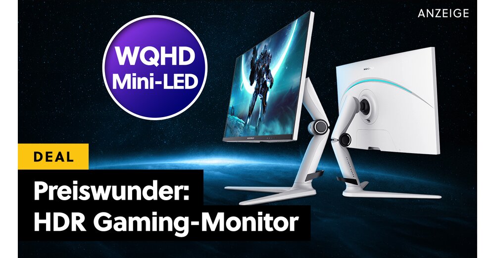 Für die HDR-Performance dieses grandiosen WQHD Gaming-Monitors mit Mini ...
