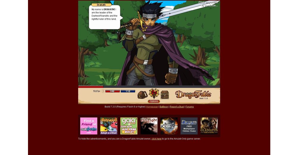 Dragonfable - Browserspiel des Tages - Geheimtipp für Action-Fans