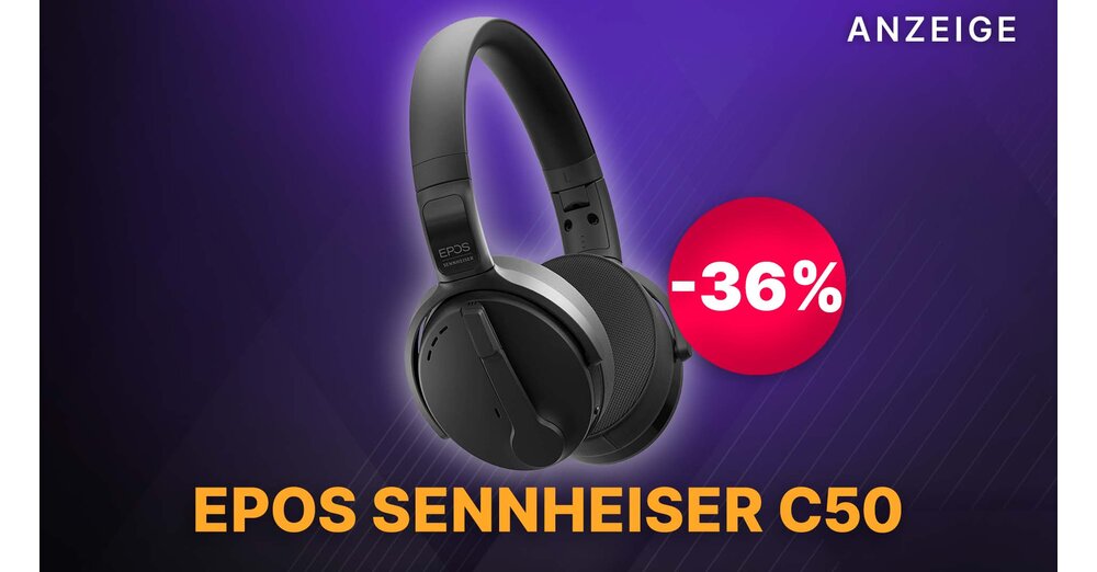Mehr Active Noise Cancelling geht nicht: EPOS Sennheiser C50 Wireless Kopfhörer jetzt mit über ...