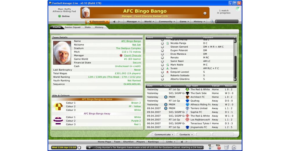 Football Manager Live - Screenshots