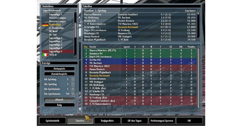 Fußball Manager 2004 - Screenshots
