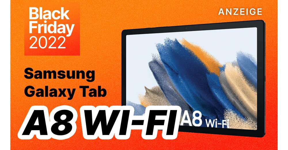 Das beste Tablet unter 200€ im Angebot bei MediaMarkt: Samsung Galaxy Tab A8 mit Hülle