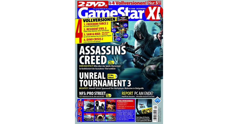 GameStar Heftcover - 2008