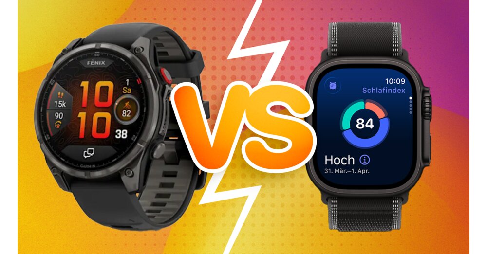 Apple Watch Ultra 3 vs. Garmin Fenix 8 Pro: Das sind die Unterschiede ...
