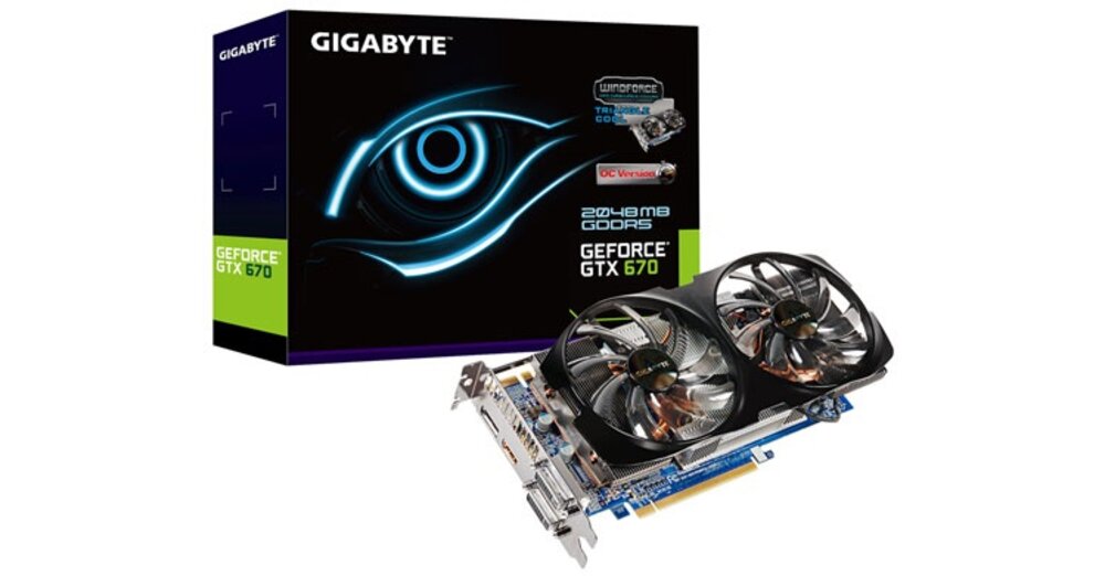 Gigabyte GTX 670 Windforce - Kleineres Modell mit Windforce-2X-Kühler ...