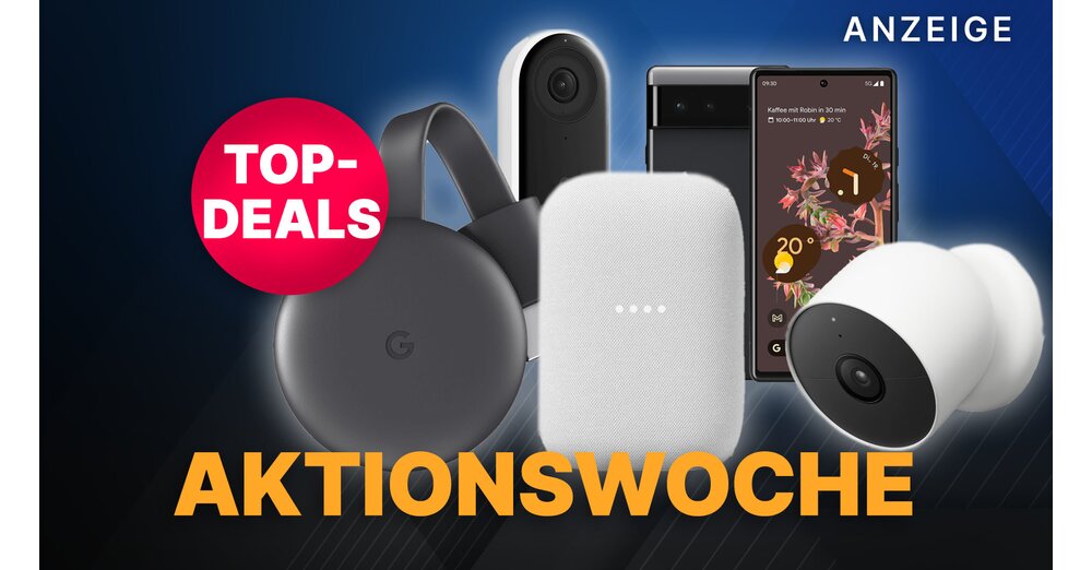 Die Google Week lässt Preise purzeln - von Chromecast bis zum Pixel