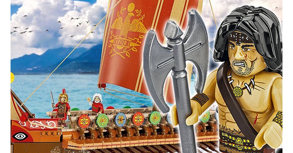 Erste Tests: Die römische Galeere von LEGOs Klemmbaustein-Konkurrent ...