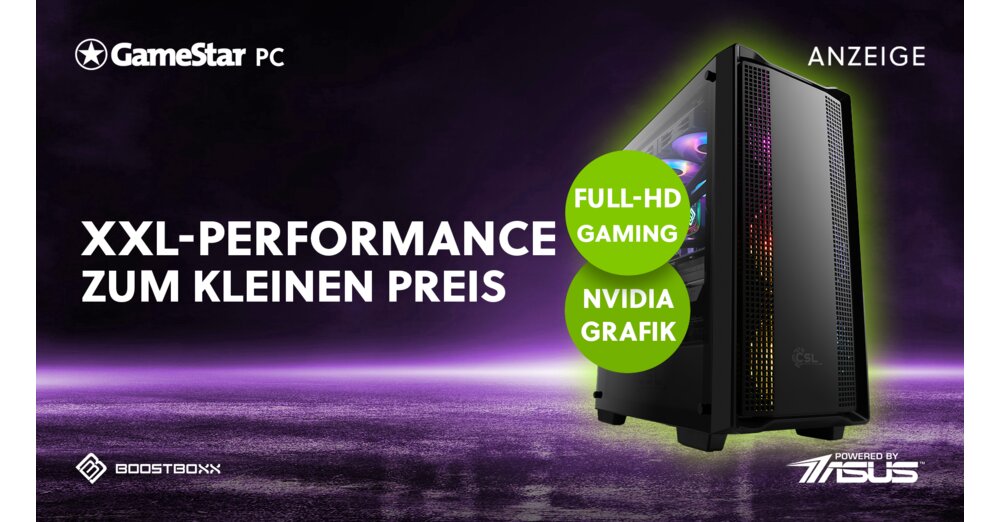 Ein Gaming-PC für unter 900€? Dieser GameStar PC überzeugt mit RTX ...