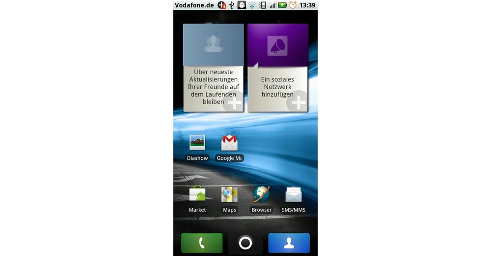 Motorola MotoBlur - Screenshots