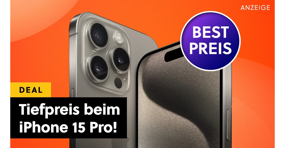 Noch nie dagewesener Preis beim iPhone 15 Pro - das Topmodell von Apple gibt es gerade so ...