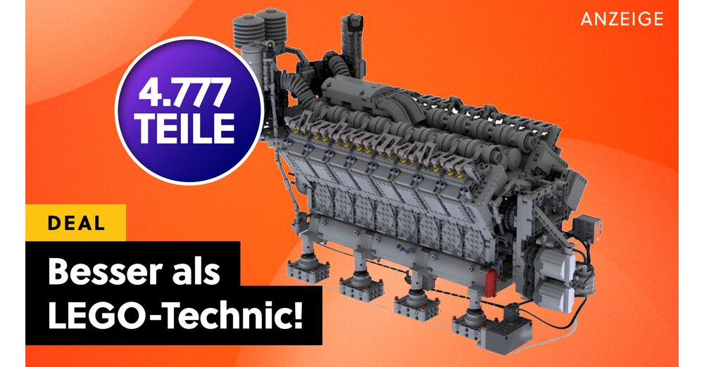V16-Motor aus LEGO: Das wohl komplexeste MOC, das ich je gesehen habe ...