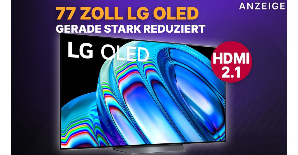 77 Zoll LG OLED 4K Smart TV mit 120 Hz und HDMI 2.1 im Amazon Angebot günstig: SO hast du noch ...