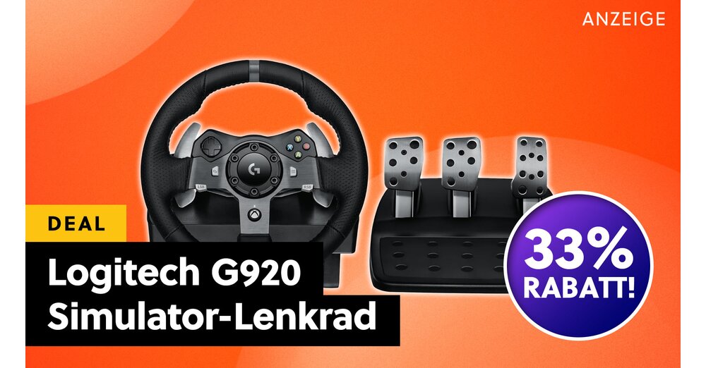 Logitech Lenkrad mit Pedalen jetzt 33% günstiger im Amazon-Angebot: Das ...