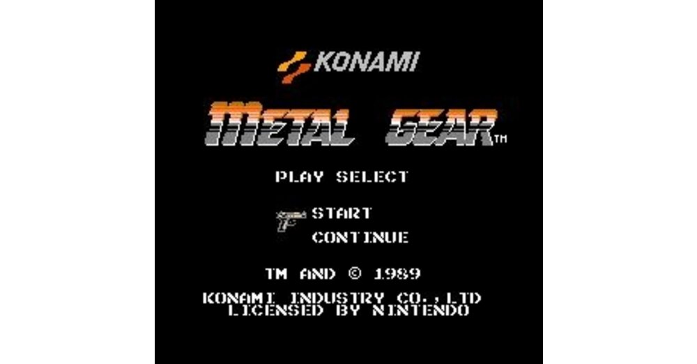 Metal Gear (NES) - Screenshots