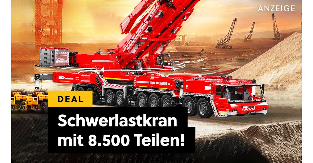Groß, rot, schwer & ferngesteuert – Dieses Set ist kein LEGO ...
