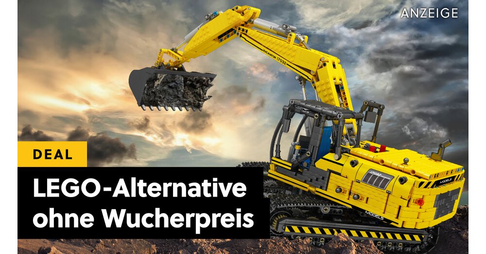 Der originale LEGO Technic Raupenbagger ging vor 12 Jahren vom Markt ...