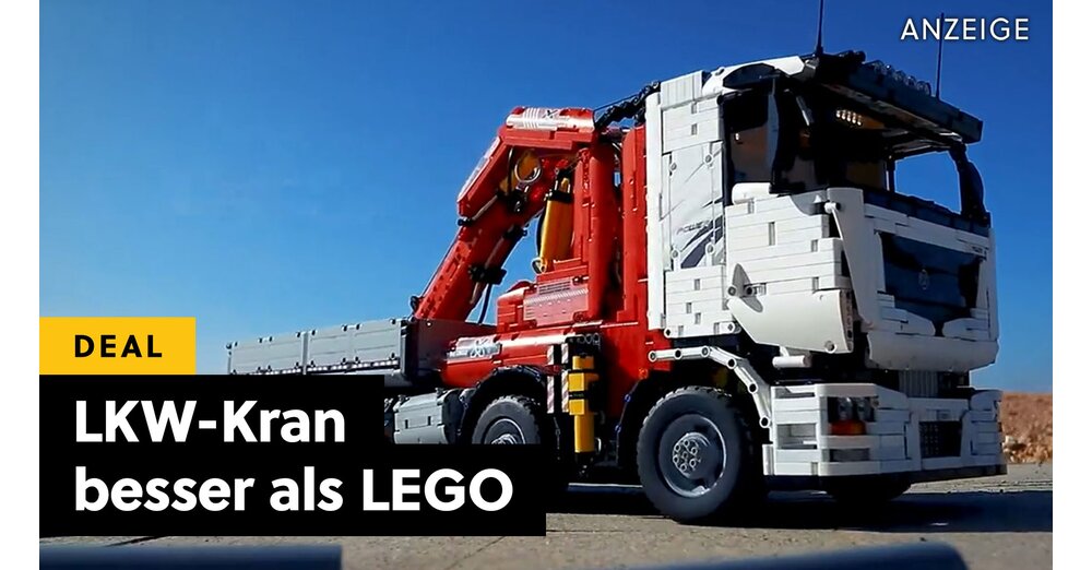 Dieser LKW mit 12 Jahre altem LEGO Technic Vorbild hat viermal so viele ...