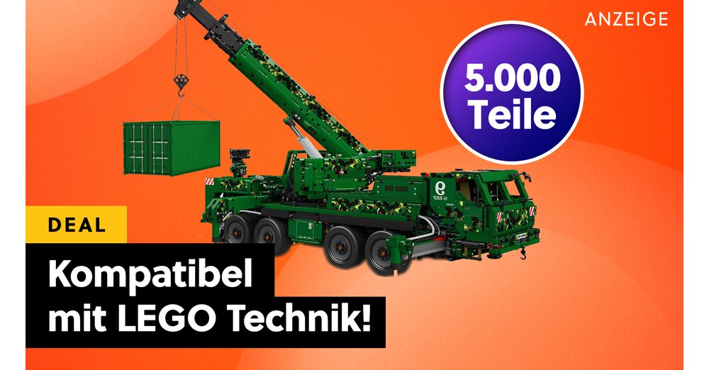 LEGO Technic? Nein, Besser! Liebherr-Kran mit 5.000 Teile, Servo ...
