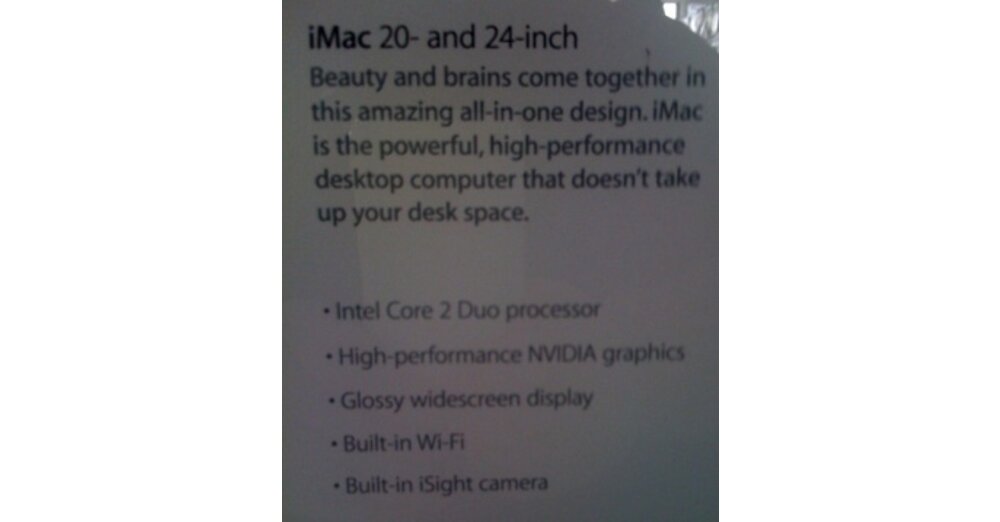 Neuer iMac mit Nvidia-Grafik? - Hinweis in Marketingmaterial