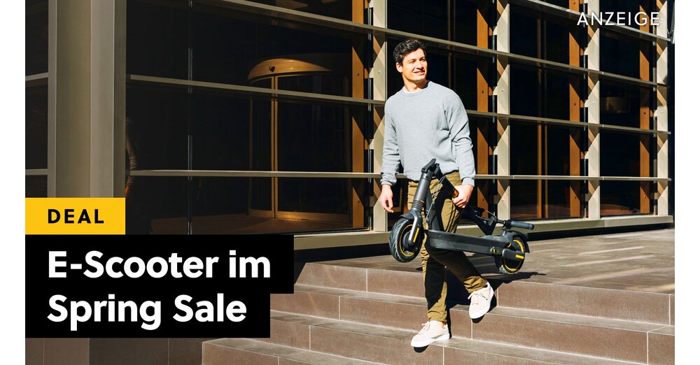 E-Scooter mit Straßenzulassung im Spring Sale – So sieht Preis-Leistung ...