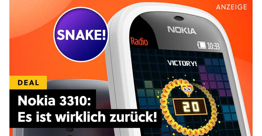 Die Rückkehr des Königs: Das Nokia 3310 ist wirklich zurück!