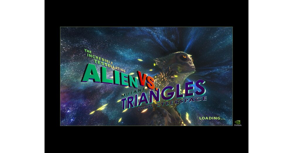 Technik-Demo Nvidia Aliens vs. Triangles - Screenshots