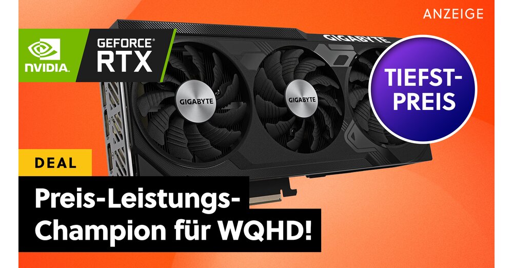 Nvidia GeForce RTX 4070 zum Bestpreis: Sichert euch die Preis-Leistungs-Empfehlung für WQHD ...