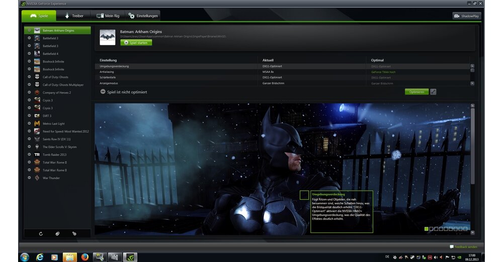 Nvidia Shadowplay - Fraps-Alternative von Nvidia