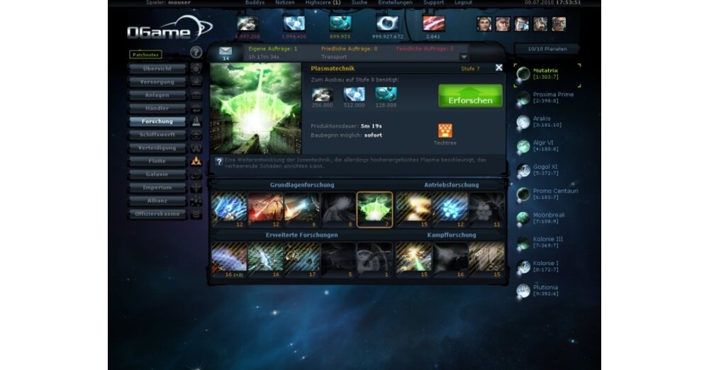 OGame - Screenshots