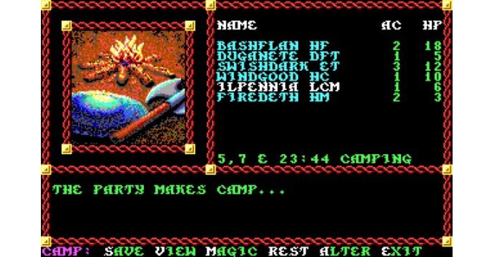 Pool of Radiance - Screenshots