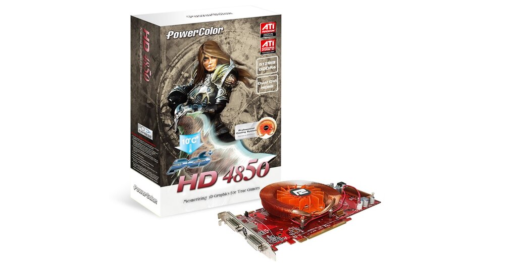 GDDR4 statt GDDR3 - Powercolor mit neuer Radeon HD 4850
