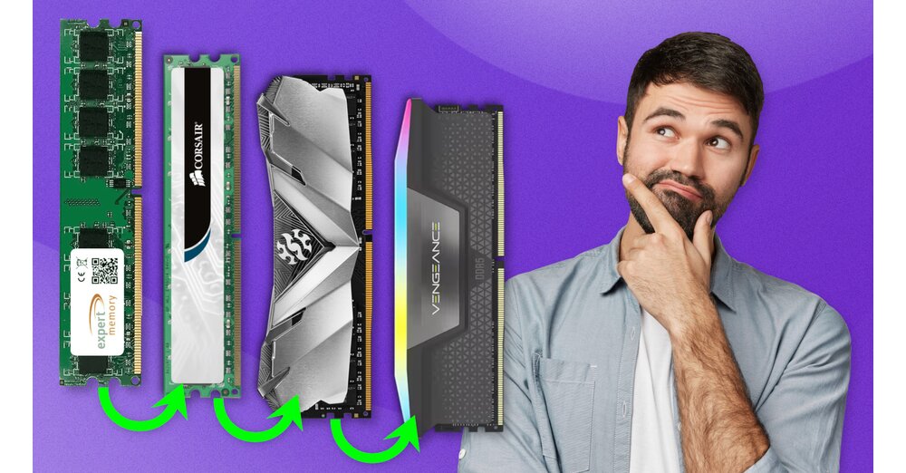 RAM-Generationen erklärt: DDR2 vs. DDR3 vs. DDR4 vs. DDR5