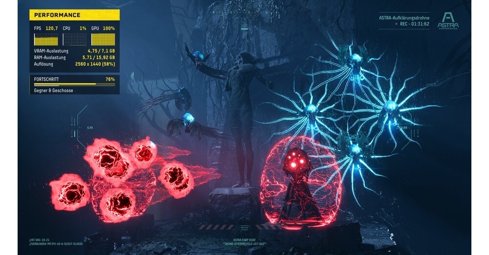 Returnal: Der Shooter demonstriert im Video, wie schön ein Benchmark ...
