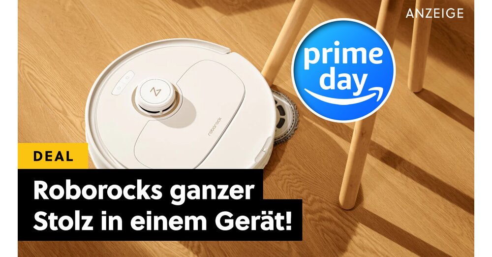 Roborocks Flaggschiff gibt es jetzt zum Hammer-Prime-Day-Angebot ...