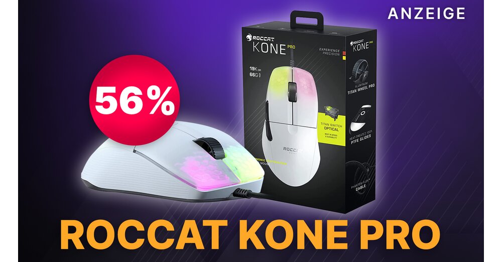 Roccat Gaming Maus mit 56% Rabatt - holt euch die Kone Pro bei Amazon ...