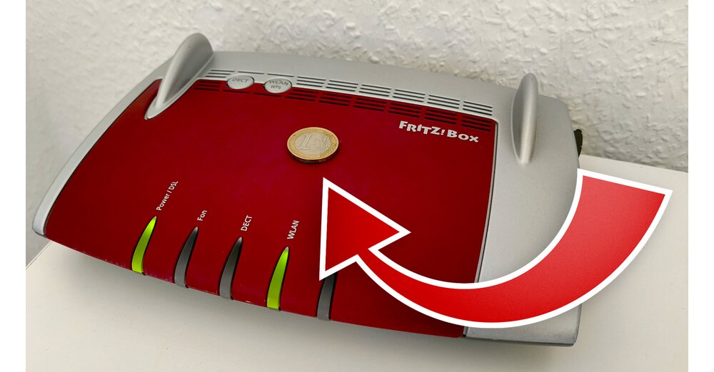 Eine Münze auf den WLAN-Router legen: Wozu das gut sein soll und was ...