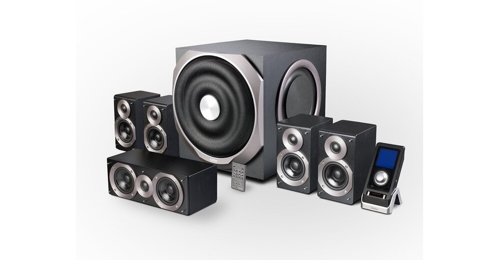 Edifier S550 - Test: 5.1-Lautsprecher mit viel Klang fürs Geld
