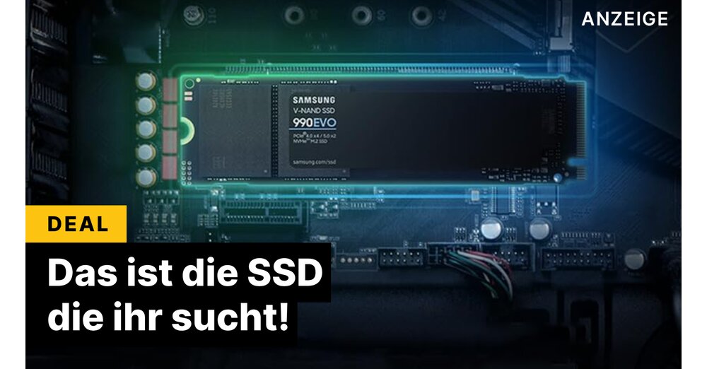 Gerade gibt's eine der besten 1 TB M.2 SSDs zum Spitzenpreis!