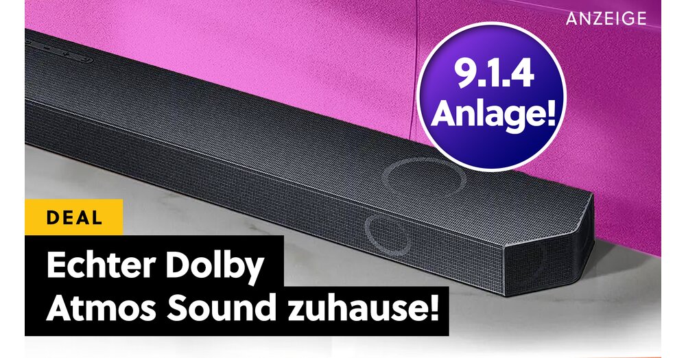 Highend-Soundbar von Samsung zum Hammerpreis: Kabellos, surround ...