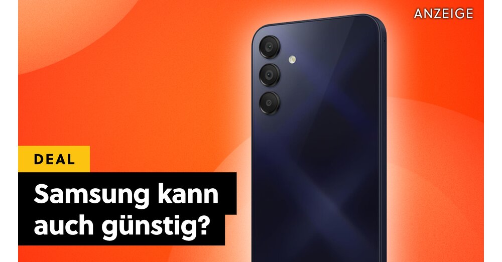 Samsung muss nicht teuer sein: Dieses 5G-Smartphone kostet unter 200 ...