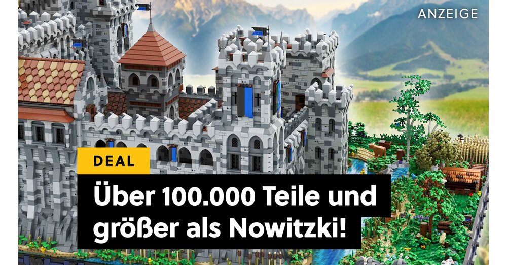 Lächerlich riesig! Diese über 100.000 Teile große Burg stellt absolut ...