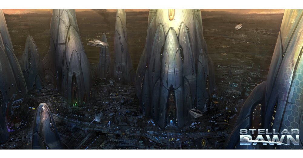 Stellar Dawn - Artworks und Konzeptzeichnungen