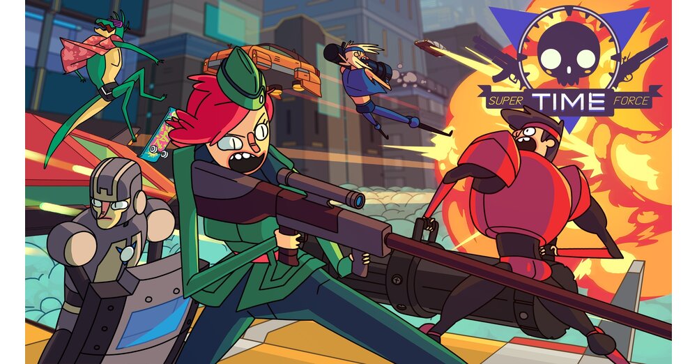 Super Time Force - Steam-Version datiert, TF2-Charaktere