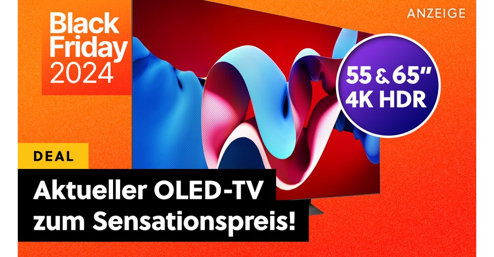 LG OLED C4 zum historischen Tiefstpreis: Jetzt den 55 und 65 Zoll 4K OLED-TV bodenlos günstig ...