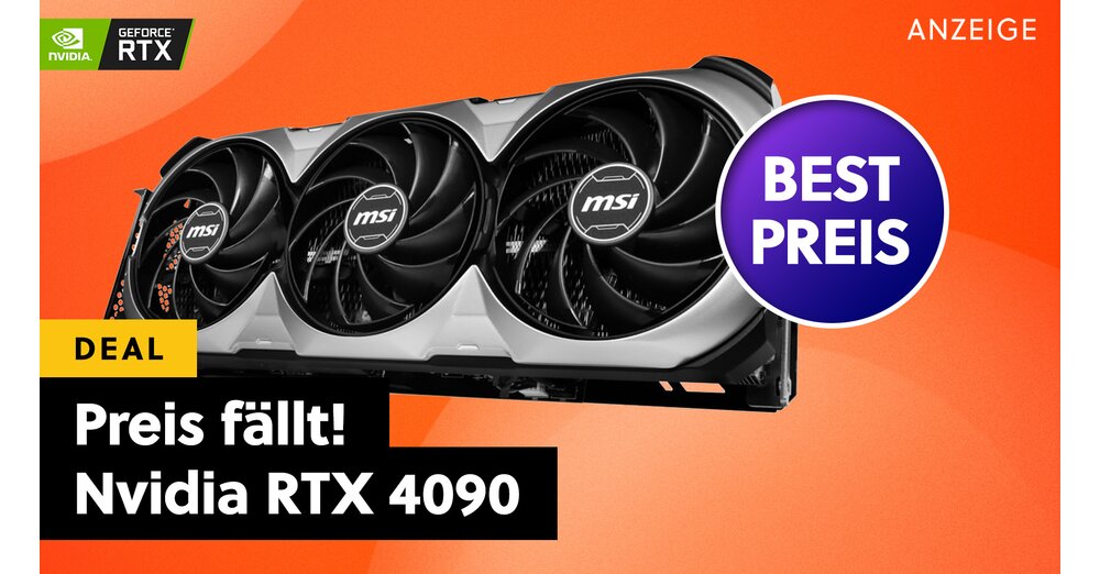Unschlagbare Leistung, unschlagbarer Preis: Das Grafikkarten-Monster Nvidia RTX 4090 jetzt zum ...